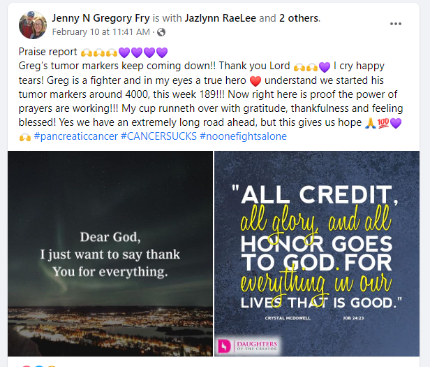 Patient Story: Jenny and Greg Fry - Missouri Cancer Associates